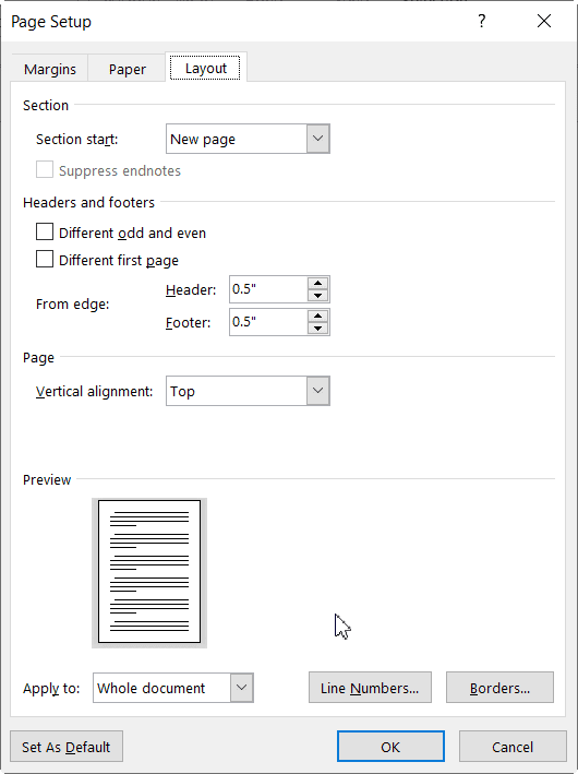 Adding a Header and Footer to a Microsoft Document - ibruk
