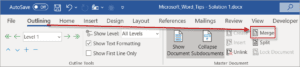 Managing Master and Subdocuments in Microsoft Word - ibruk