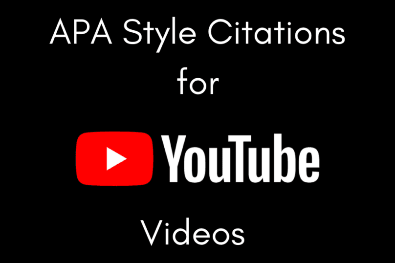 APA Style Citation for YouTube Videos - ibruk